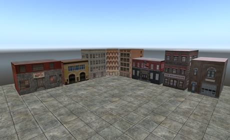 Second Life Marketplace - [RN] Dummy Buildings (Deco only, non-usable ...